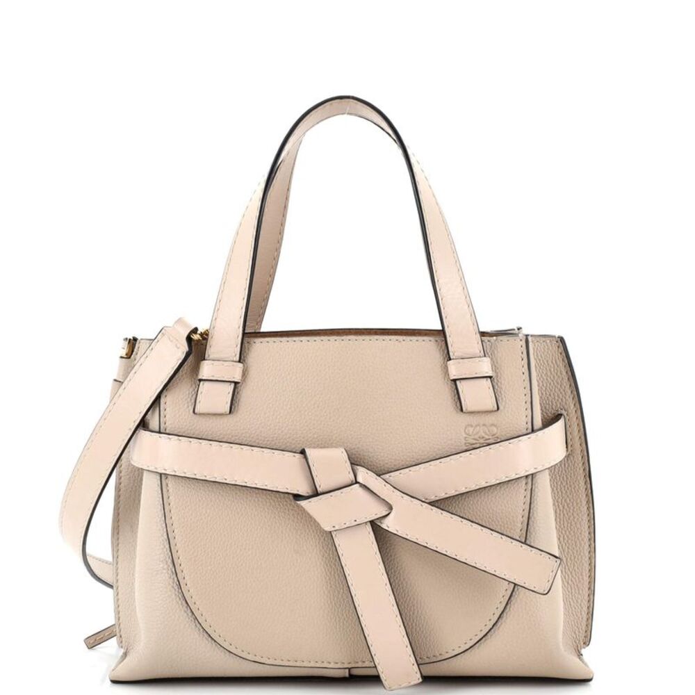 Loewe Gate Tote Leather Mini Neutral - Gem